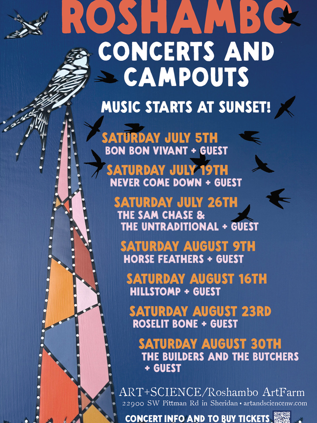 Roshambo Concerts & CampOuts | Roshambo ArtFarm